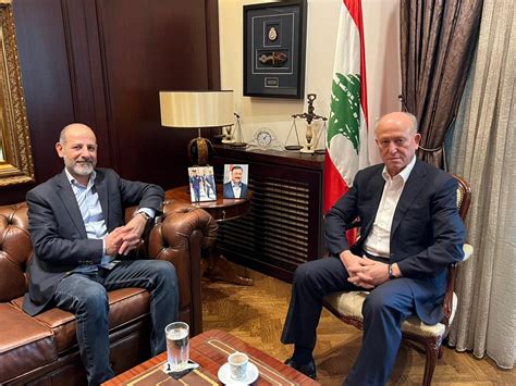 Meeting Between Ashraf Rifi And Ibrahim Mrad Emphasizes Unity For