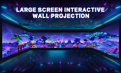 Interior 3d Immersive Projector Interactive Wall Projection System For