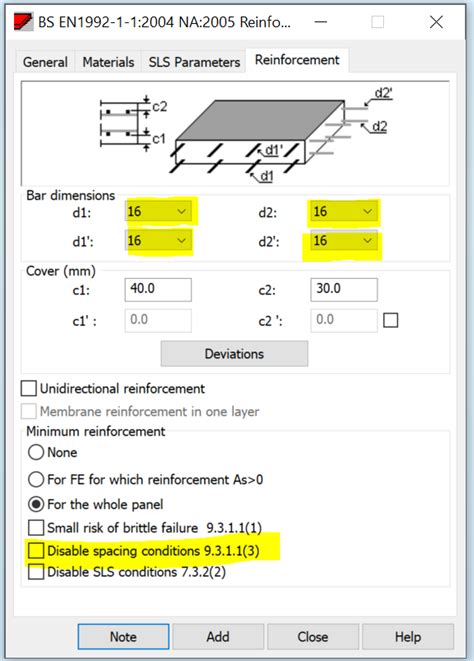 Minimum Slab Reinforcement Presented For Slab Too High In Respect To EN 1992 Code Requirements