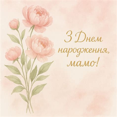 Привітання з Днем народження мамі українською — щирі зворушливі й теплі вітання