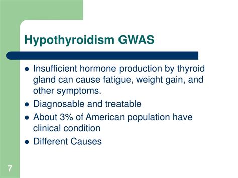 Ppt Adapting Algorithm For Hypothyroidism Gwas Data Analysis