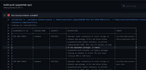 failing builds due to upstream code server vulnerability netmask