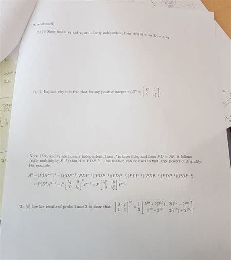solved 1 [8] find all the eigenvalues fotas [11] find one
