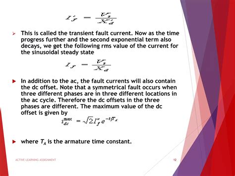 ELECTRICAL POWER SYSTEM II Symmetrical Three Phase Faults PREPARED BY JOBIN ABRAHAM PPTX