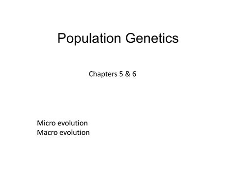 L6 Population Genetics Warning Tt Undefined Function 32 Warning