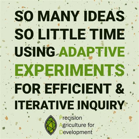 so many ideas so little time using adaptive experiments for efficient