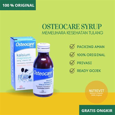 Jual Osteocare Syrup 100ml Shopee Indonesia