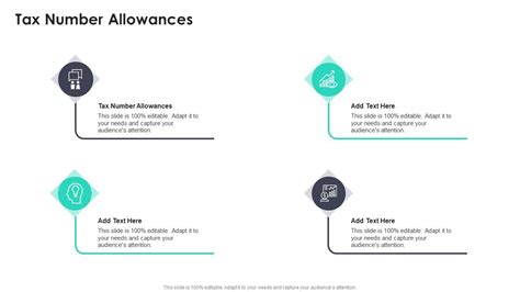 Tax Number Allowances In Powerpoint And Google Slides Cpb PPT Example