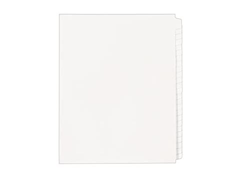 The Best Paper Legal Index Dividers Of Reviews FindThisBest