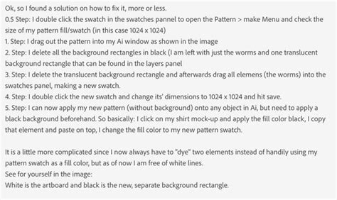 way to fix the white lines bug when applying seamless patterns r adobeillustrator