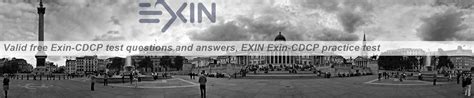 Valid Free Exin Cdcp Test Questions And Answers Exin Exin Cdcp Practice Test