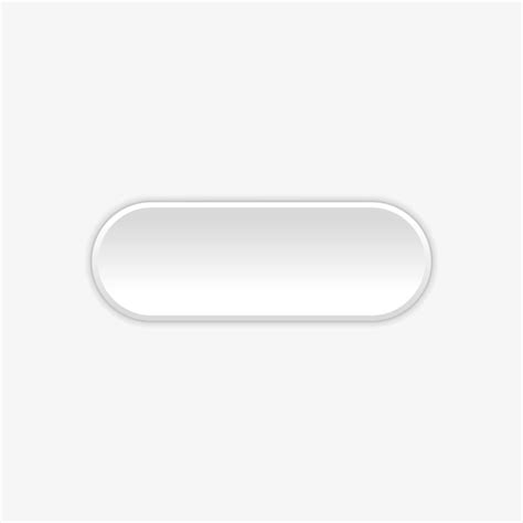 premium vector white volumetric button in neomorphism style designed