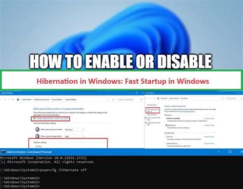 Enable Or Disable Hibernation How To Fix The Missing Fast Startup Option On Windows