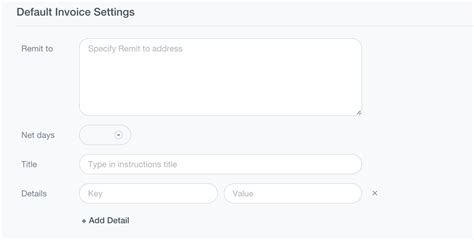 Setting Up Invoice Details Glass Factory Help