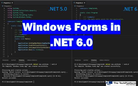 Windows Forms In NET