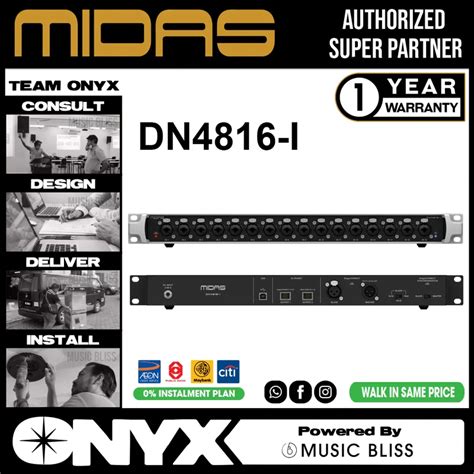 Midas DN I StageConnect Interface Total Music Gear All In One Shop For Musical
