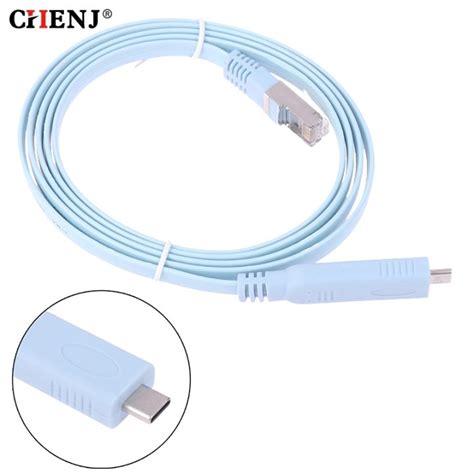 Usb C 3 1 To Rj45 Console Cable Ftdi Chip Serial Wire Rs232 For Cisco Router Rj 45 Converter