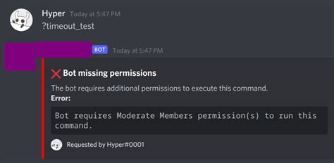 Commandsbothaspermissions Always Fails For Moderatemembers · Issue