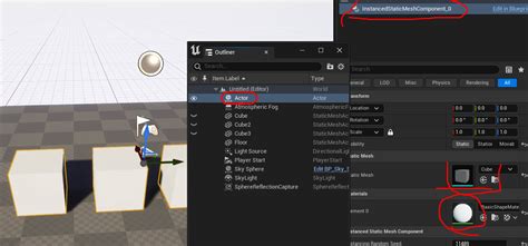 Inu Games On Twitter Instanced Static Mesh Actors Work Very