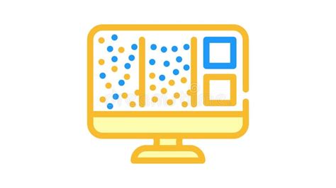 method data science color icon animation stock footage video of analysis computer 264645882