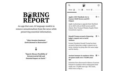 We Made An App That Uses Gpt To Remove Sensationalism From The News While Preserving Essential