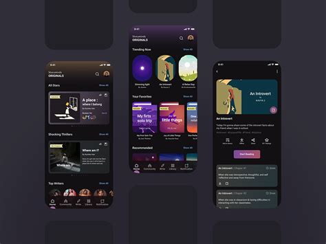 Storytelling App Ui Kit By Figmaui4free On Dribbble