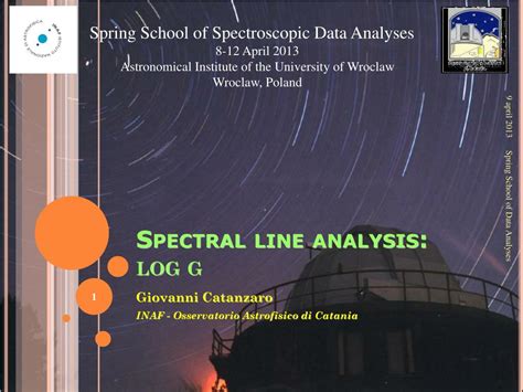 Ppt Spectral Line Analysis Log G Powerpoint Presentation Free Download Id6571499 Ppt Spectral Line Analysis Log G Powerpoint Presentation Free Download Id6571499