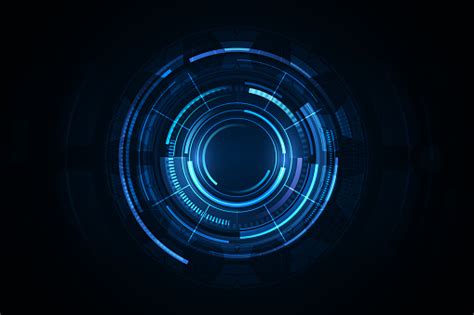 Ui Hud 화면 기술 시스템 혁신 개념 배경 템플릿 벡터 일러스트레이션 테크놀로지에 대한 스톡 벡터 아트 및 기타 이미지 테크놀로지 원형 헤드업 디스플레이 차량