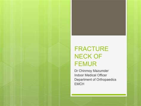 Nof Fracture Pptx