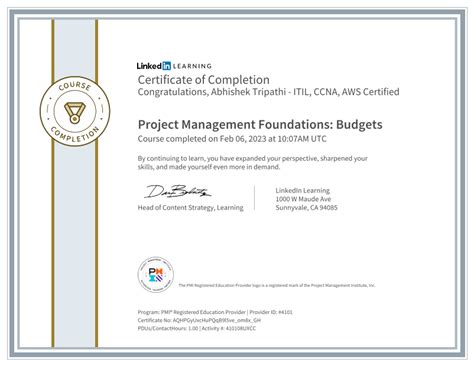 Abhishek Tripathi Itil Ccna Aws Certified On Linkedin Certificate Of Completion