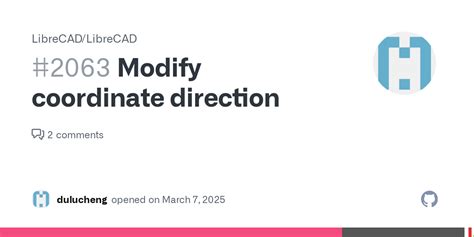 modify coordinate direction · issue 2063 · librecad librecad · github