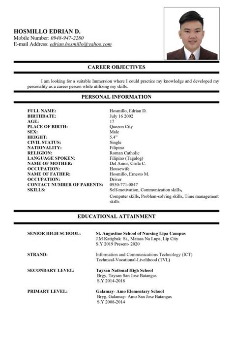 Pin By Florendo Angelica On Quick Saves Job Resume Examples Basic