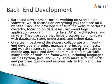 web application development pptx