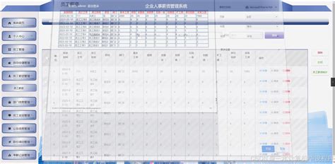 python毕设企业人事薪资管理系统dyjmc程序 论文 csdn博客