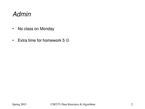 Cse373 Data Structure And Algorithms Lecture 23 More Sorting And Other