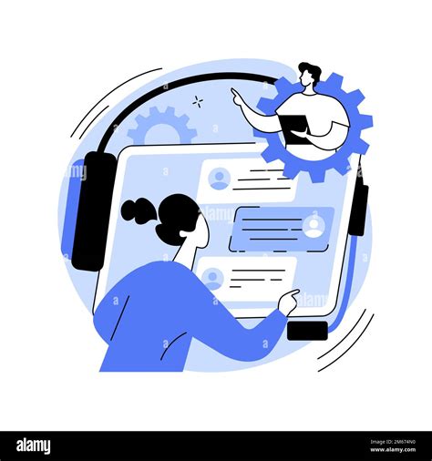 Customer Self Service Abstract Concept Vector Illustration E Support