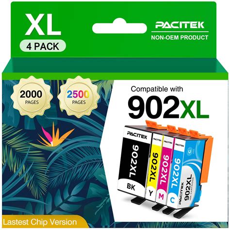 Pacitek Xl Ink Cartridges For Hp Printers Replacement For Hp Ink Cartridges Compatible
