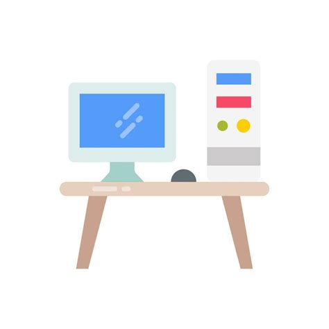 Workstation Icon In Vector Illustration 25729797 Vector Art At Vecteezy