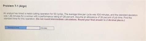 solved problem 7 1 algo an analyst has timed a