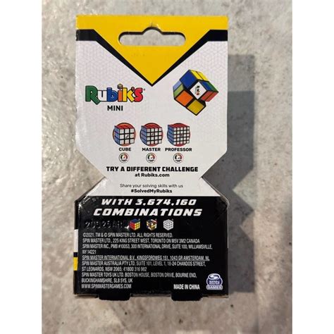 Spin Master Toys Brand New Rubiks Mini 2x2 Cube Official Apprentice