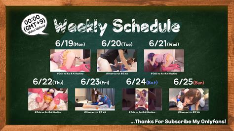 Upload Schedule 6 19 6 25 1 Pics XHamster