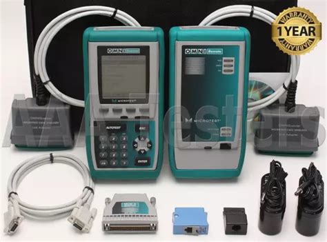 Fluke Microtest Omniscanner Cat5 Cat5e Cat6 Certifier Tester 2 302 92 Picclick Au