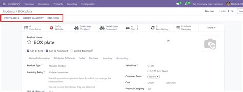 Odoo Inventory App Odoo V Community Edition Book
