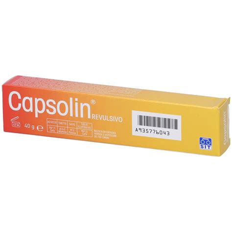 Capsolin® Revulsivo Pomata Per Uso Topico 40 G Redcare
