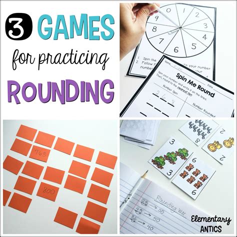 3 Games For Practicing Rounding {freebies} Elementary Antics