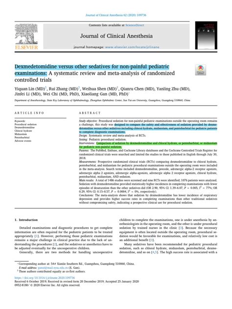 Lin Et Al 2020 Pdf Randomized Controlled Trial Meta Analysis