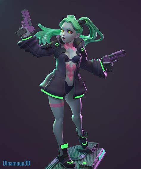 Rebecca Cyberpunk Edgerunners Multi Versions Sfw Nsfw Stl 3d Model 3d Printable Cgtrader