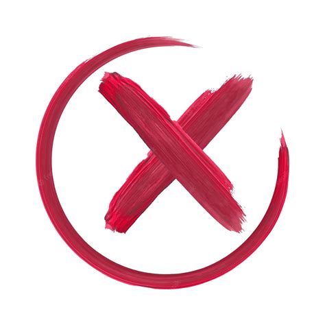 두꺼운 페인트 브러시 스트로크 원에서 교차 프리미엄 벡터