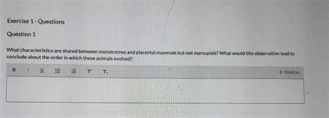 Solved Exercise 1 Questions Question 1 What Characteristics