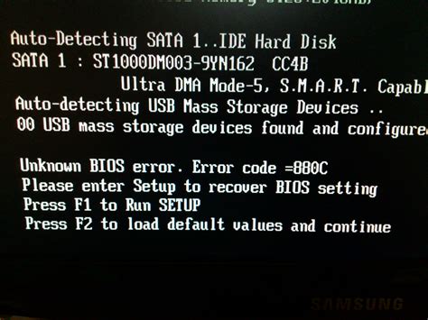 bios unknown error hatası sayfa 1 1